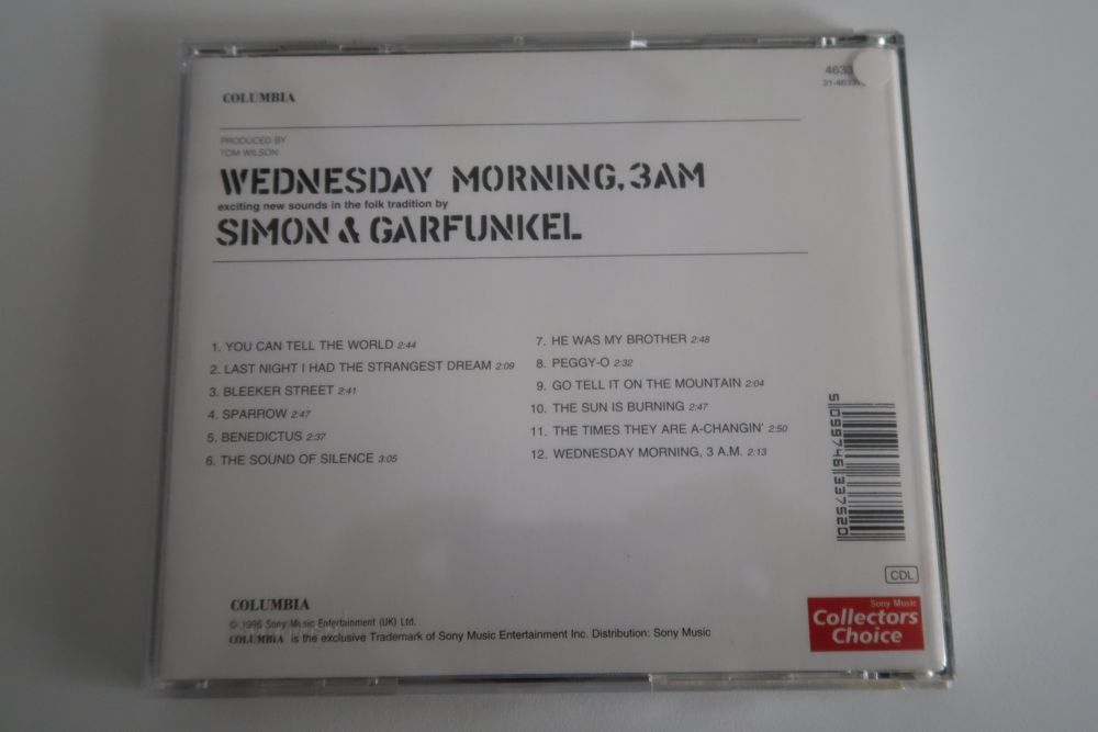 SIMON & GARFUNKEL - WEDNESDAY MORNING, 3AM - CD (Gebraucht) in Basel ...
