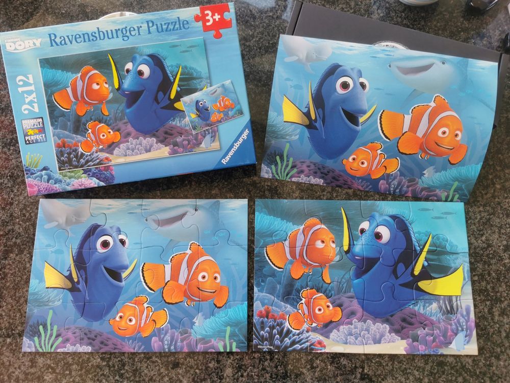 Ravensburger; Puzzle Nemo & Dory 2x 12-teilig | Kaufen auf Ricardo