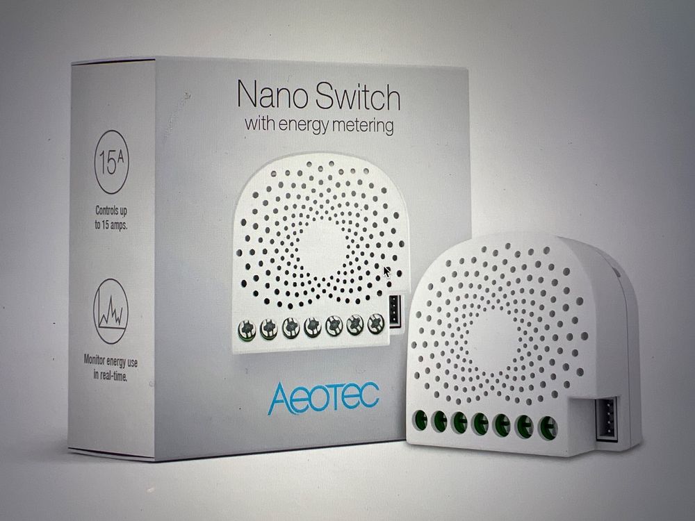 Aeotec Nano Switch Schaltrelais Z-Wave (Neu und originalverpackt) in ...