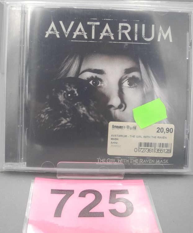 CD Avatarium "The Girl with Raven Mask" , Nr. 725 (Neu und originalverpackt) in Kottwil für CHF ...