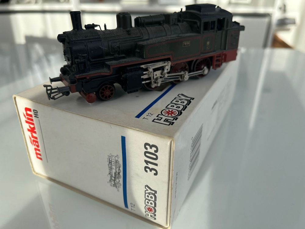 MÄRKLIN HO 3103 DAMPF-LOK BR T12 DER KPEV (D'occasion) à Rossrüti pour ...