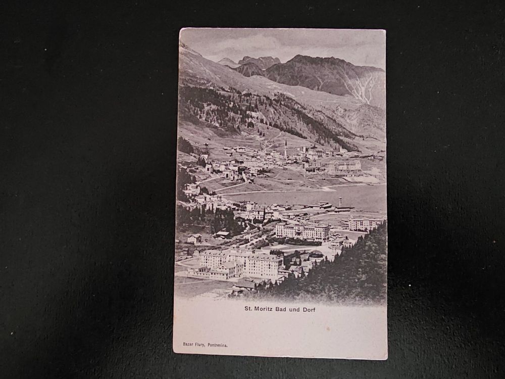 PK Postkarte St. Moritz (Gebraucht) in Dallenwil für CHF 5 – mit Lieferung auf Ricardo kaufen