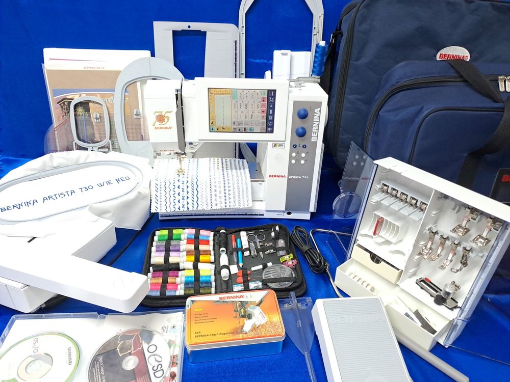 BERNINA ARTISTA 730 MIT STICKMODUL TOP ZUSTAND GARANTIE 3MT (Gebraucht ...