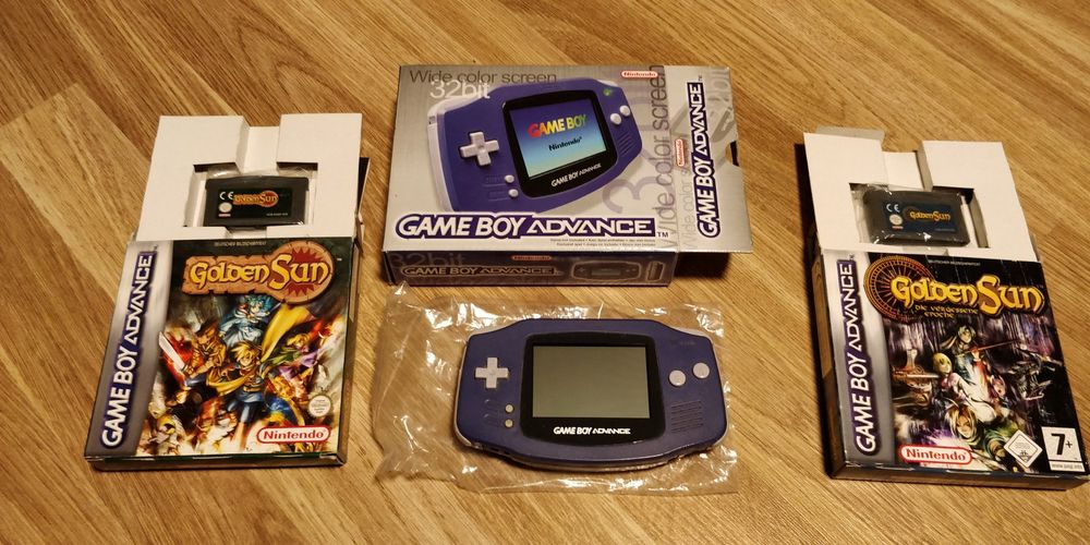 Game Boy Advance + Golden Sun & Golden Sun: The Lost Age(DE) (Neu (gemäss Beschreibung)) in ...