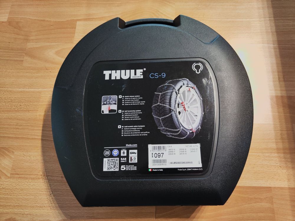 Schneeketten Thule/König CS-9 097(Neuwertig) (Gebraucht) in Samstagern für CHF 60 – mit ...