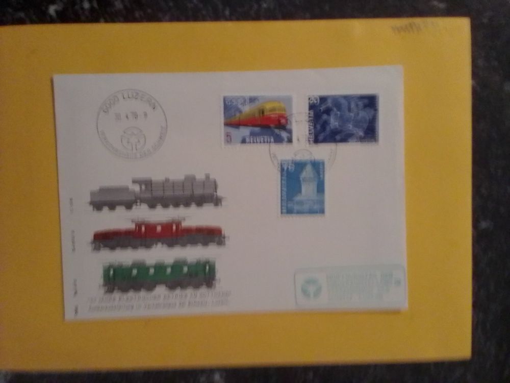 Sonderbrief Gotthard 50 Jahre elek. Betrieb 1970 (A) | Kaufen auf Ricardo