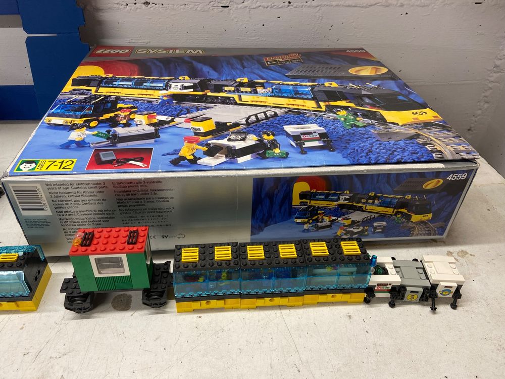 Lego Cargo Railway 9V 4559, Bahnübergang4532, Kranwagen 4552 | Kaufen ...