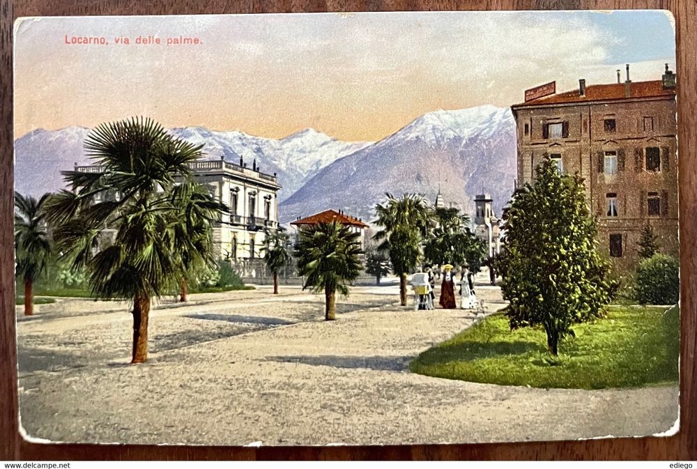 LOCARNO - VIA DELLE PALME... ANIMATION - 1900 env (Gebraucht) in Lutry für CHF 3 – mit Lieferung ...