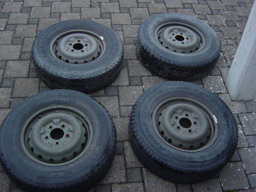 4 Stk. Felgen zu Puch GE 230 Schweizer Armee / MB G-Klasse (Gebraucht ...