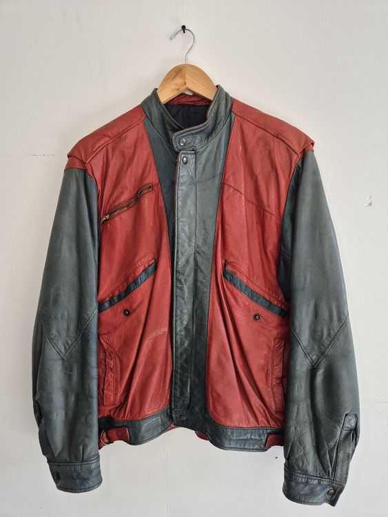 vintage 80s leather jacket (Gebraucht) in Lausanne für CHF 85 – mit ...