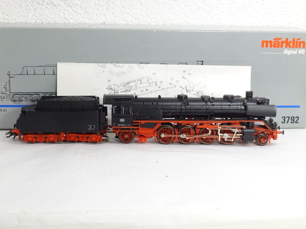 Märklin 3792 Dampflok BR041, DB, Digital, H0,WS/AC,OVP (Gebraucht) in ...