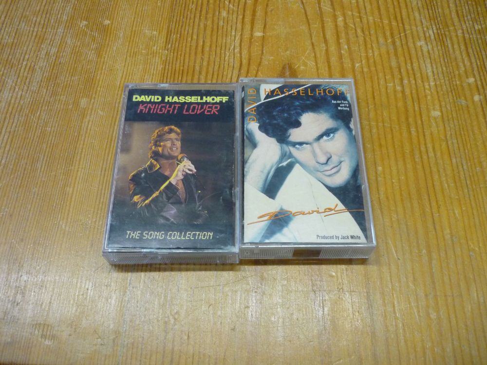 2x David Hasselhoff Pop 80 70s MC Kassetten K7 Original (Gebraucht) in ...
