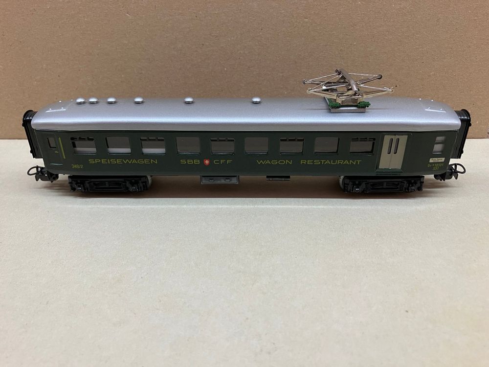 Märklin 348/2-4016 Leichtschnellzug-Speisewagen grün, SBB (Gebraucht) in Neuendorf für CHF 67 ...