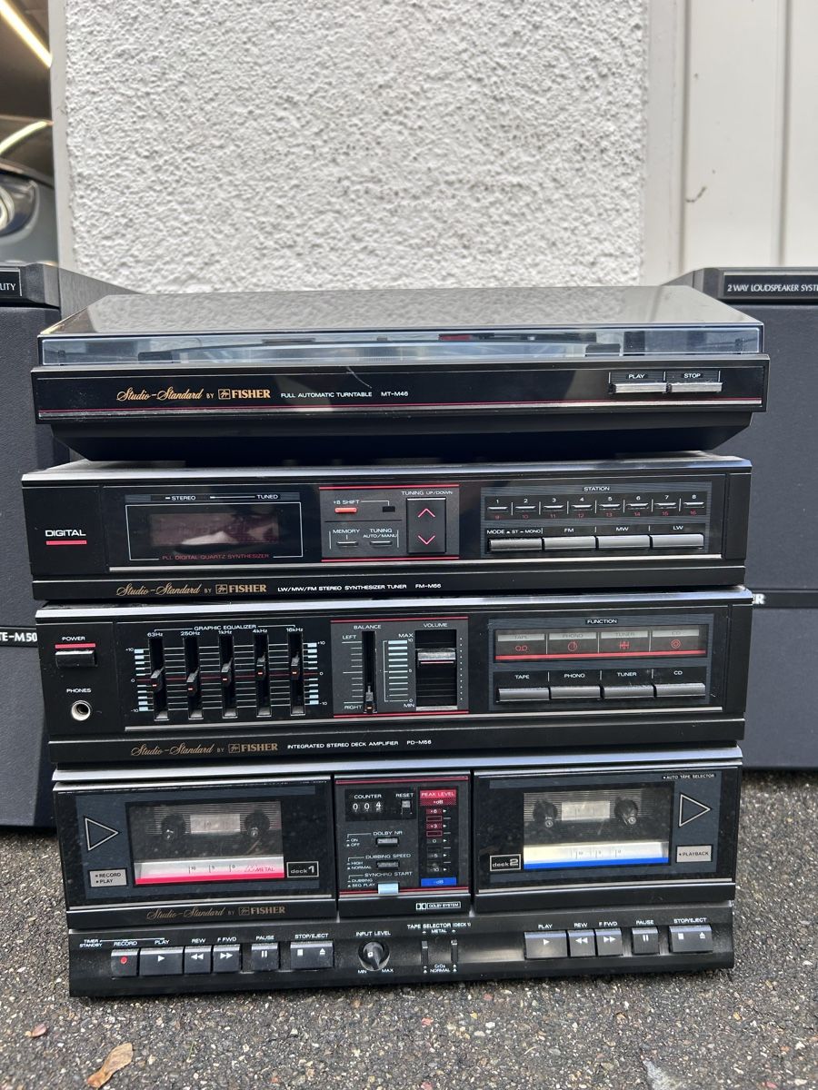 Komplettes Vintage Hi-Fi Set Fisher Studio Standard – Platte (Gebraucht ...