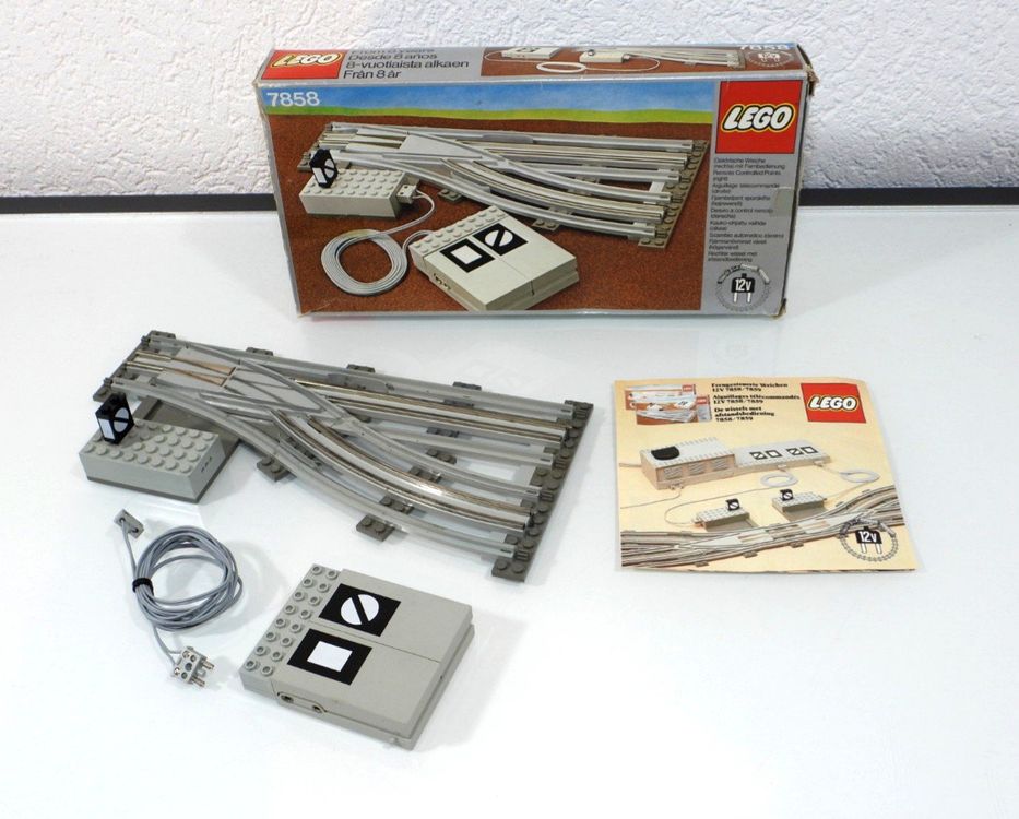 LEGO 12 VOLT EISENBAHN 7858 WEICHE MIT ORIGINAL VERPACKUNG | Kaufen auf ...