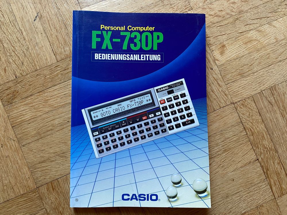 Casio FX-730P Pocket Computer aus 1983 (Gebraucht) in für CHF 46 – mit ...
