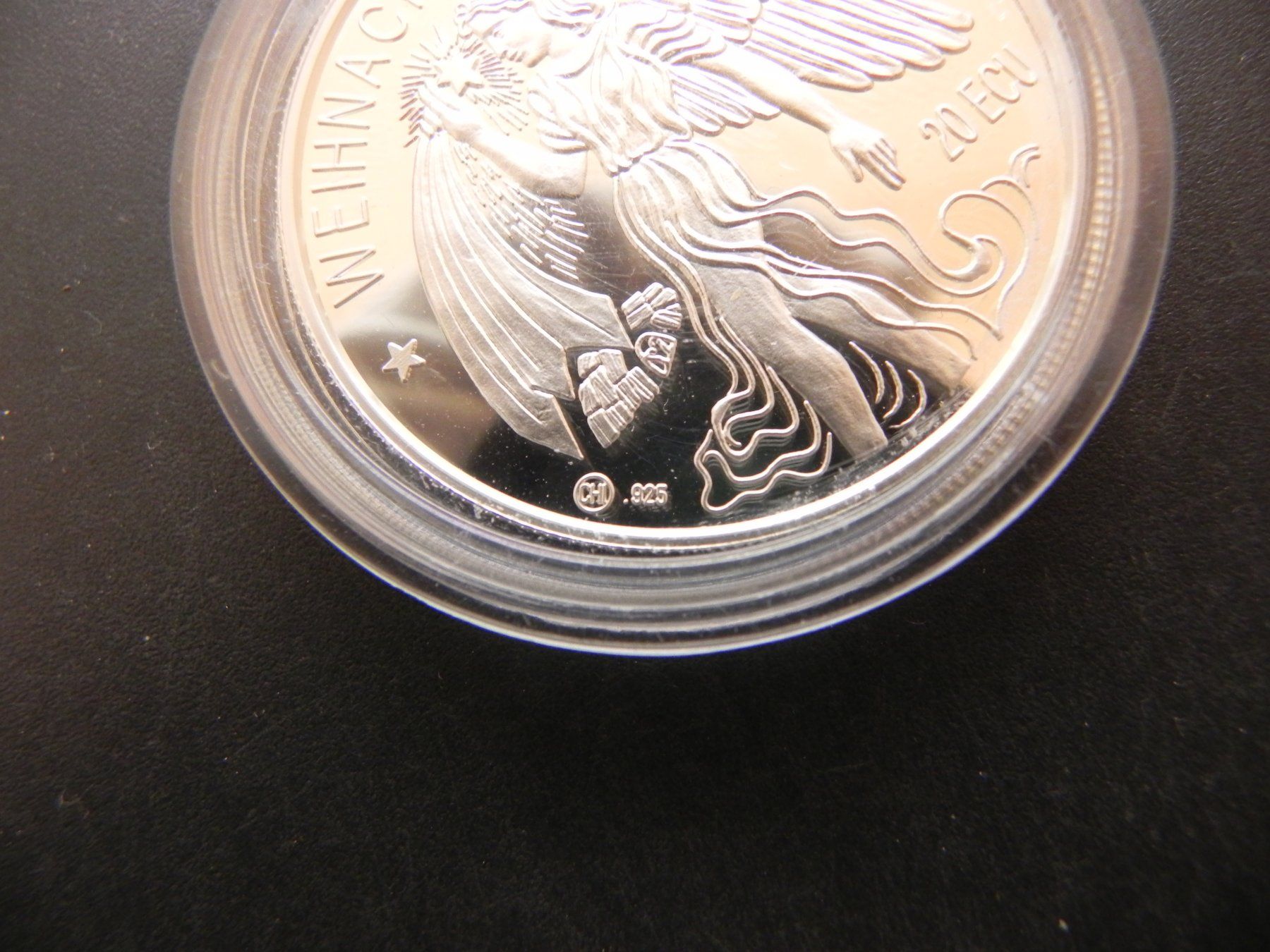 Schweiz 20 ECU 1995 Silber (0.925) 25 g Weihnachten - Erni (Gebraucht ...