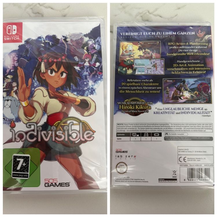 Indivisible - Nintento Switch - ORIGINALVERPACKT!!! (Neu und ...