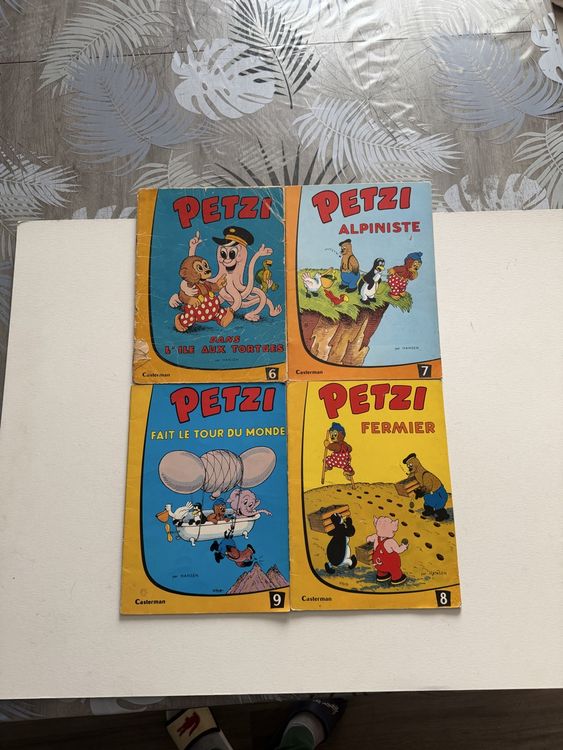 Lot de 4 BD Petzi anciennes tome 6 à 9 – Casterman (D'occasion) à ...