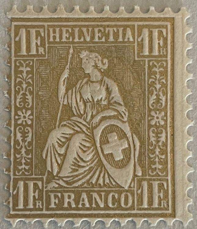 Sitzende Helvetia Nr. 36 ungebraucht | Kaufen auf Ricardo