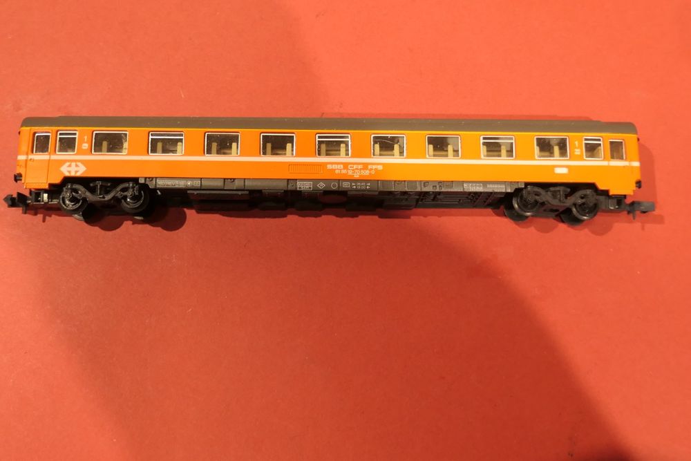 Arnold SBB Eurofima-Wagen 1. Klasse, orange, OVP (Gebraucht) in Höfen b ...