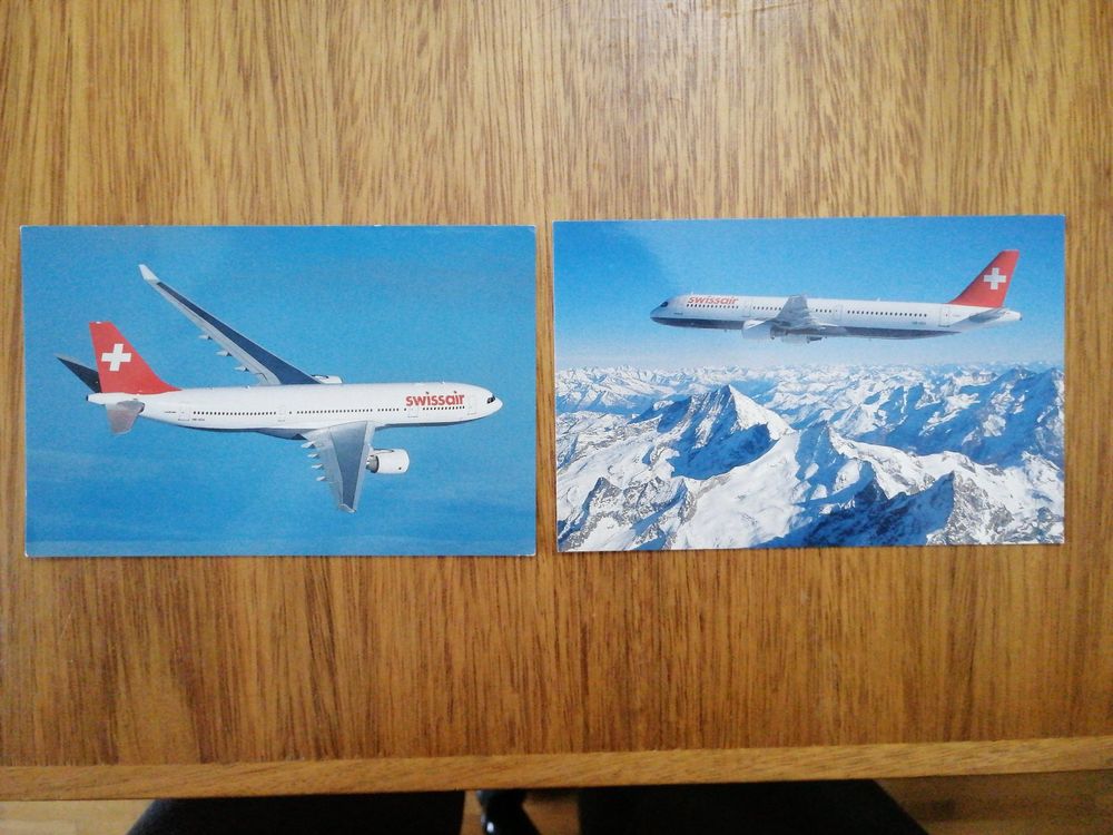 Sammlung 20 AK Swissair Jet-Flotte airline issued (Gebraucht) in Aesch ...