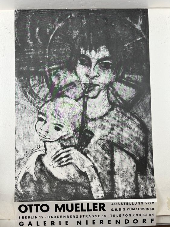 Otto Mueller - Ausstellung Poster / Plakat (Gebraucht) in Neuhausen am ...