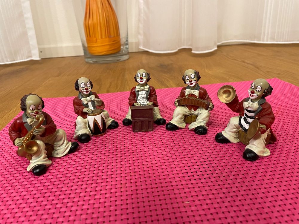 Gilde Clown - Set: Orchester (5 Clowns) | Kaufen auf Ricardo