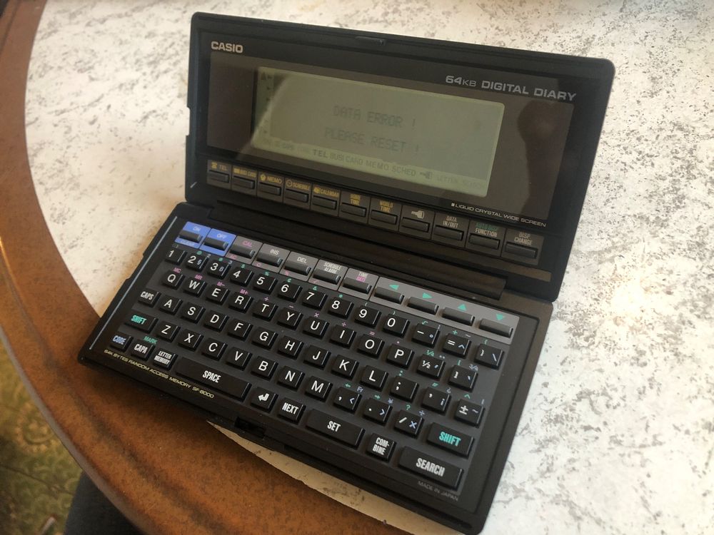Casio SF-8000 Digital Diary (Gebraucht) in Fribourg für CHF 15 – mit ...