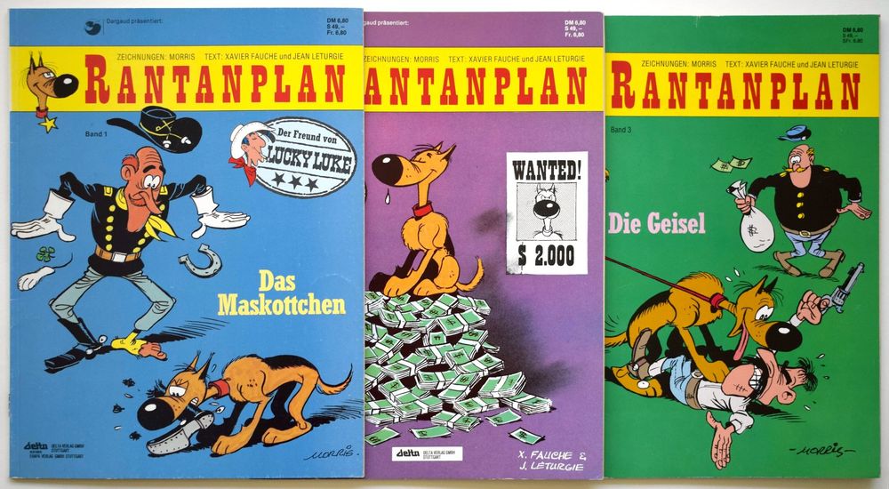 RAR Lot RANTANPLAN 1-3 Comic-Sammlung Morris Fauche Konvolut (Gebraucht) in Dulliken für CHF 30 ...