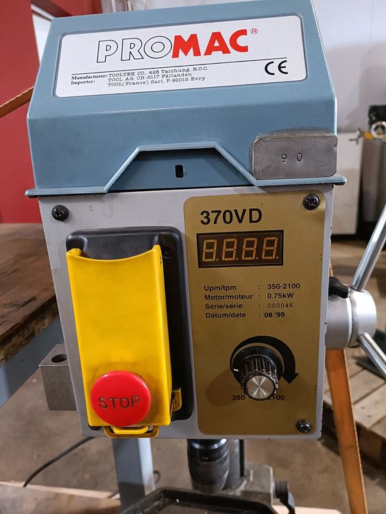 PROMAC Tisch-Säulenbohrmaschine (Gebraucht) in Aefligen für CHF 353 – nur Abholung auf Ricardo ...