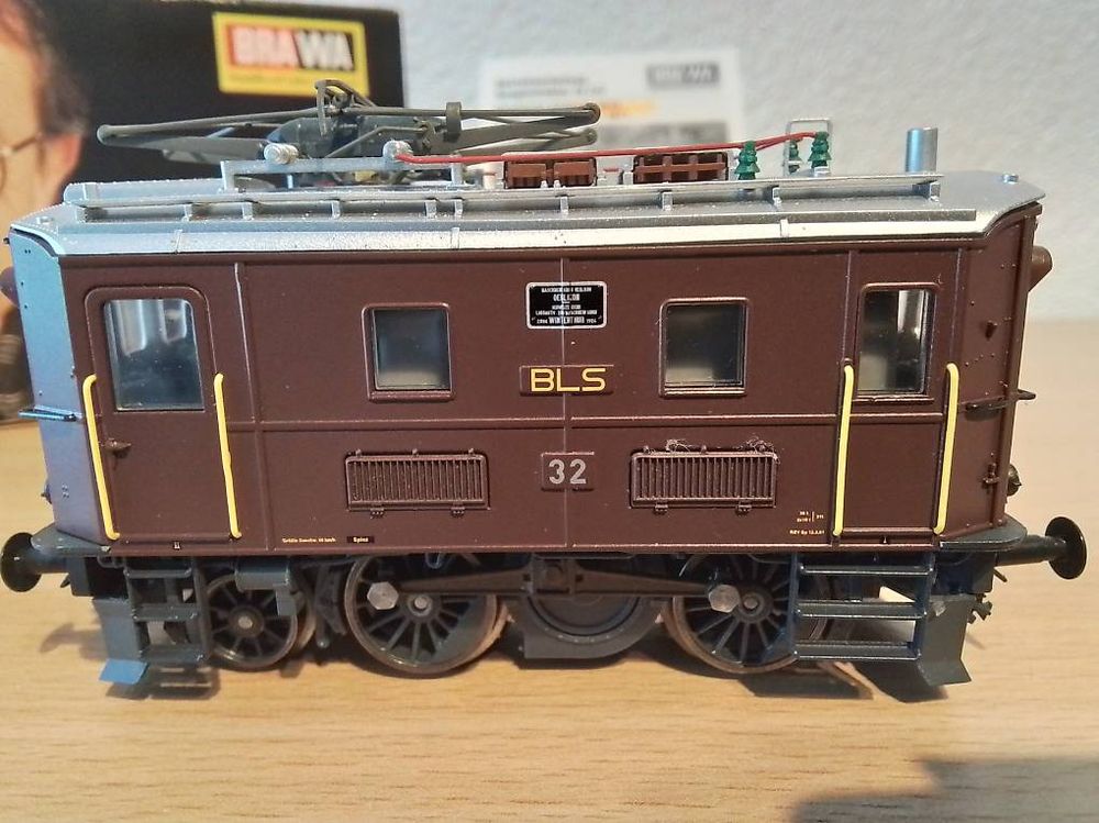 BRAWA Rangier-Traktor Te 2/3 23 der BLS H0 digital (Neu (gemäss ...