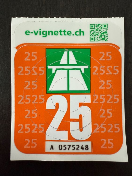Autobahnvignette Schweiz 2025 (Neu und originalverpackt) in Bäch SZ für ...