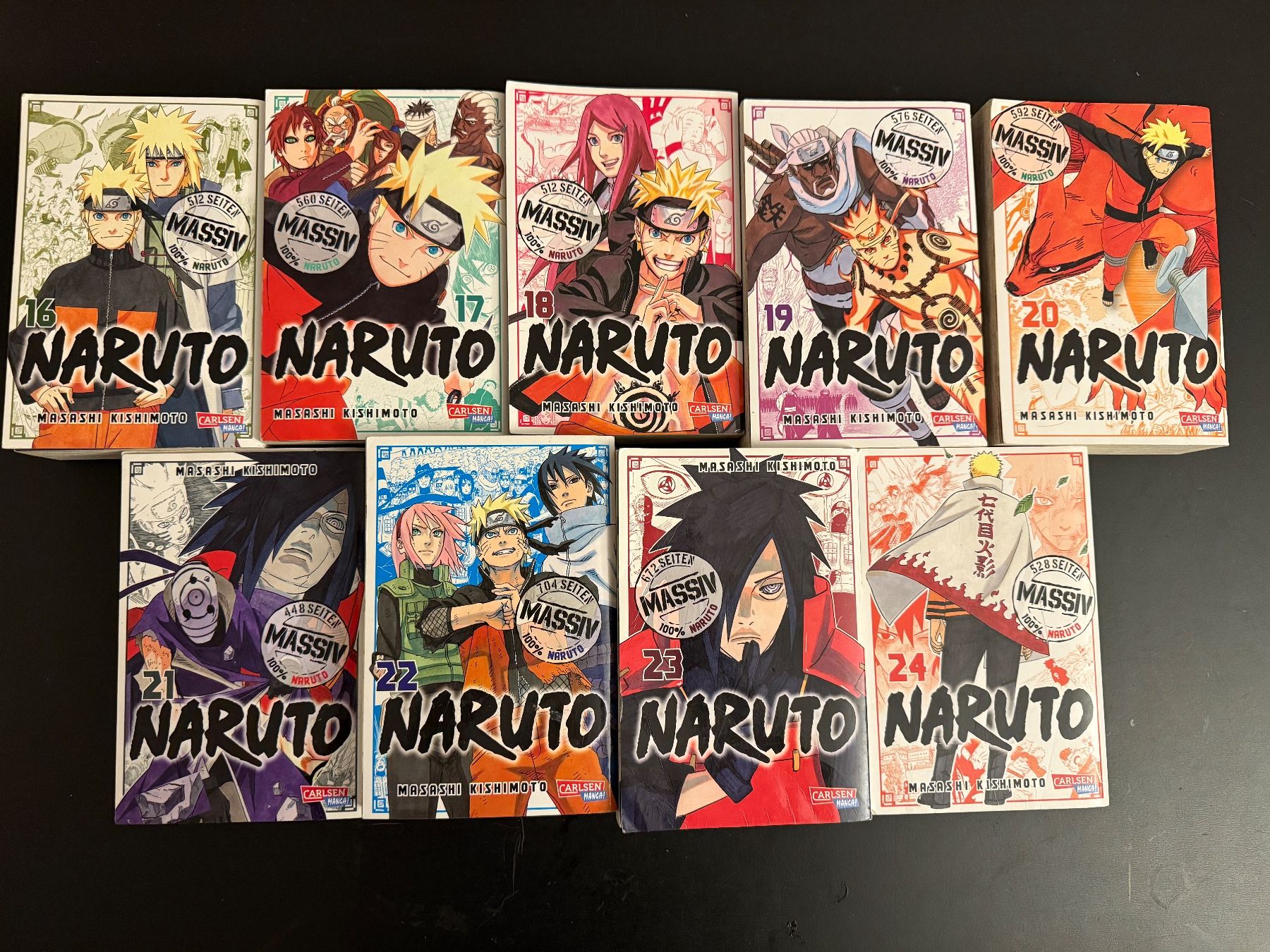 Naruto Manga Massiv - Komplett Band 1-24, gebraucht (Gebraucht) in ...