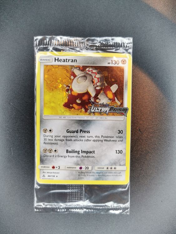 Sealed pokemon heatran ultra prism sonne und mond stamped (Gebraucht ...