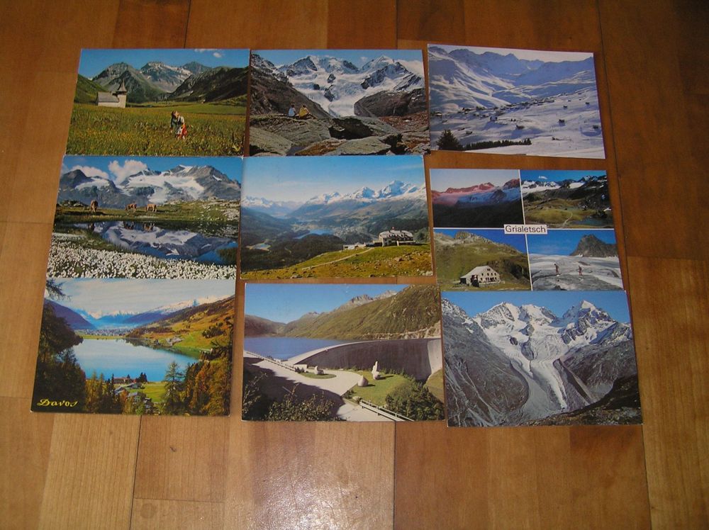 85 Karten Landschaften Graubünden (Gebraucht) in Lumbrein für CHF 4 – mit Lieferung auf Ricardo ...