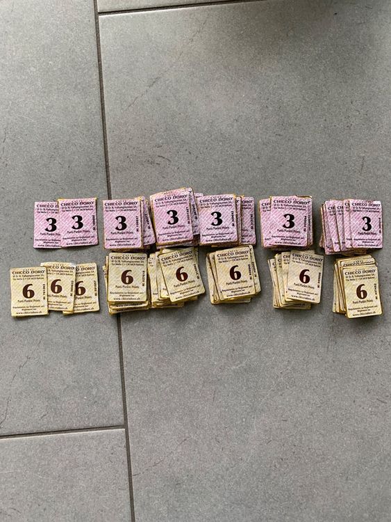 474 (53x6 + 52x3) Chicco d'Oro Sammelpunkte | Kaufen auf Ricardo