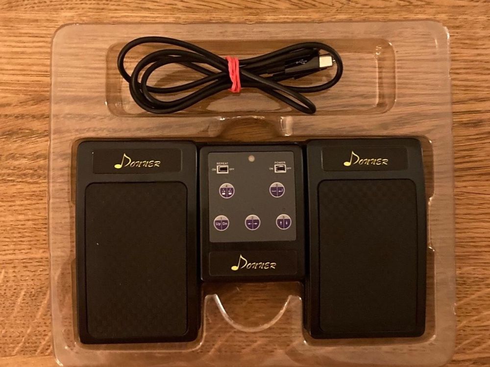 Donner Bluetooth Page Turner Pedal für Tablet (Neu und originalverpackt ...