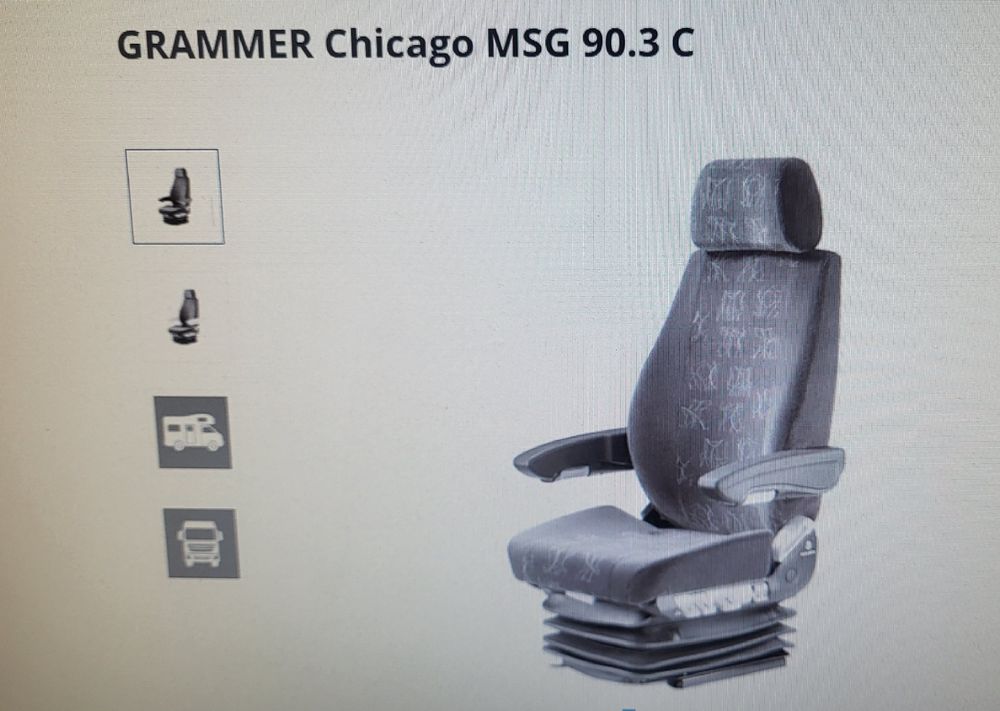 GRAMMER Chicago MSG 90.3 C Fahrersitz (Gebraucht) in Rothenfluh für CHF ...