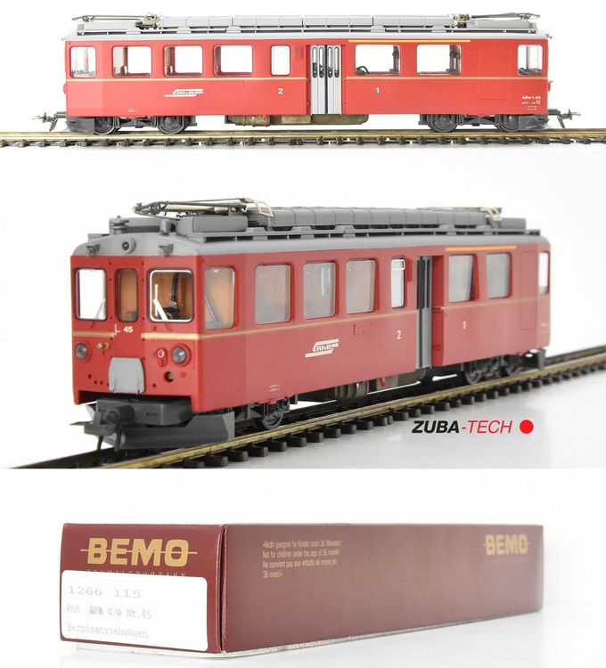 Bemo 1266115 Triebwagen ABe 4/4 RhB H0m GS Analog mit OVP | Kaufen auf ...