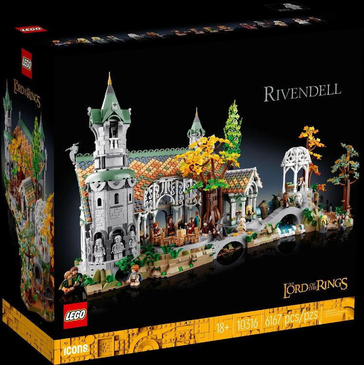 LEGO® Icons 10316 Herr der Ringe - Bruchtal NEU OVP EXKLUSIV (Neu und originalverpackt) in ...