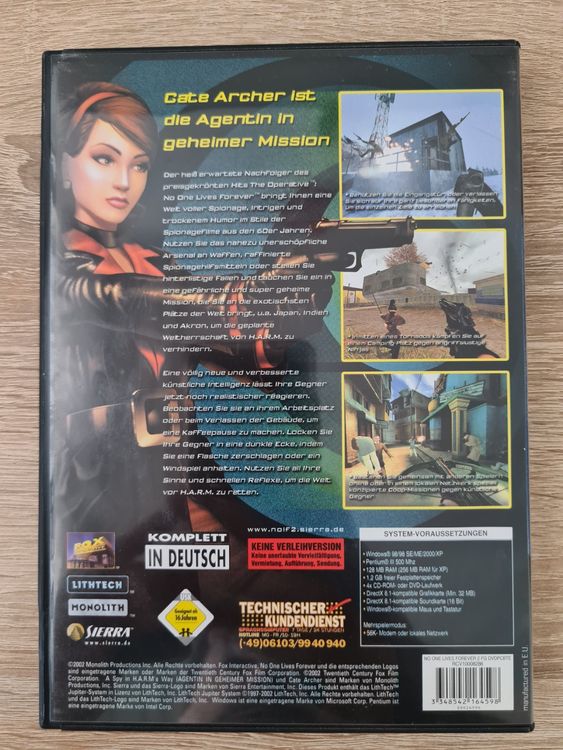 No One Lives Forever 2 (2 CD) (German Cover) - PC | Kaufen auf Ricardo