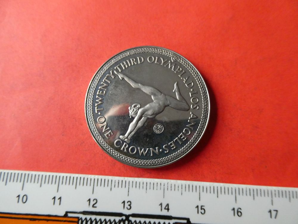 Isle of Man 1984, 1 Crown Sondermünze unzirkuliert | Kaufen auf Ricardo