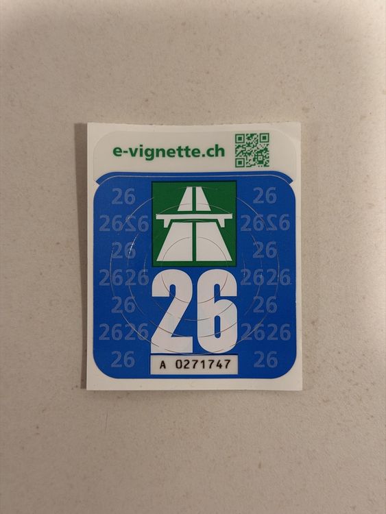Vignette 2026 für Autobahn - Neu (Neu und originalverpackt) in ...