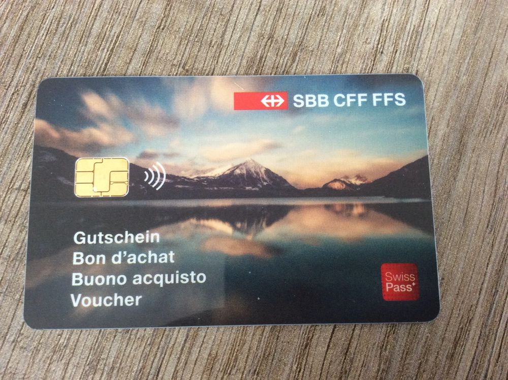 1 Chip Karte der SBB (Gebraucht) in Triesen / Liechtenstein für CHF 2 – mit Lieferung auf ...