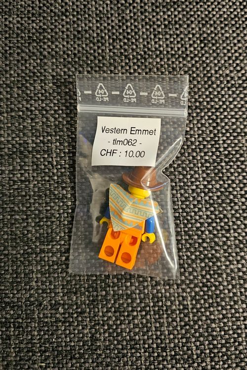 LEGO - Minifigure - Western Emmet / tlm062 (D'occasion) à Attalens pour ...