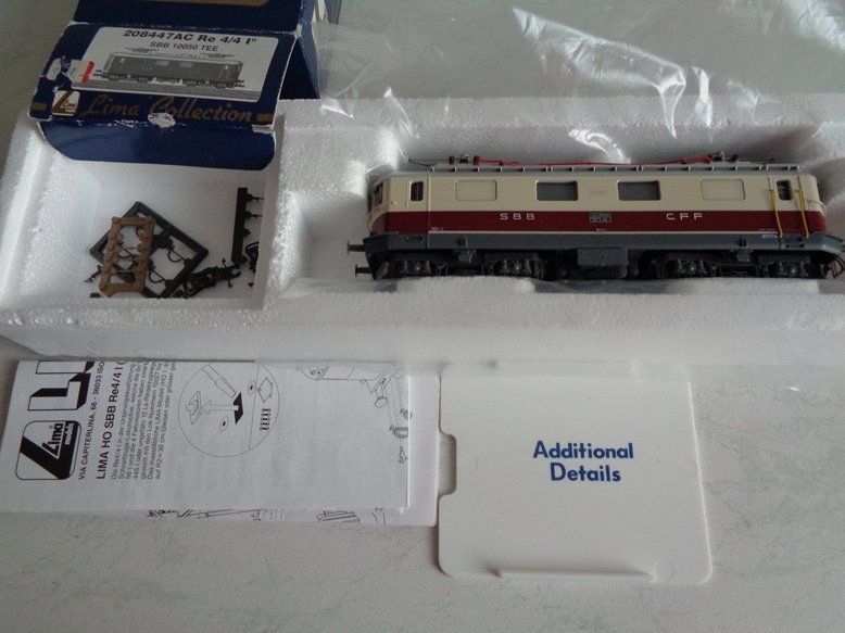 Lima 208447 Re 4/4 l / TEE, Betr. Nr. 10500 AC analog defekt (Defekt) in Adlikon b.Regensdf für ...