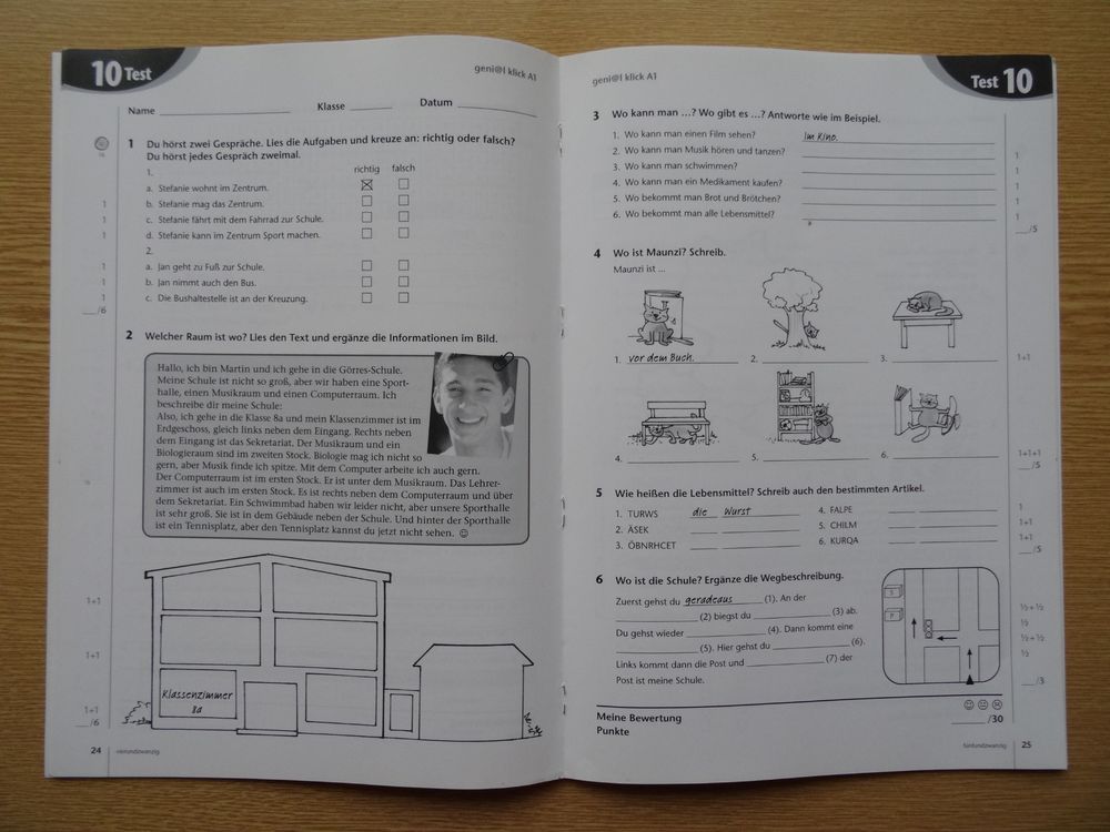 Genial klick A1 - Lehrerhandbuch und Testheft zum Lehrwerk (Gebraucht ...