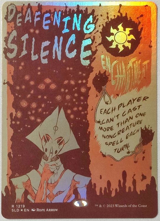 Deafening Silence - Special Full Art Foil - Secret Lair - EN (Gebraucht ...