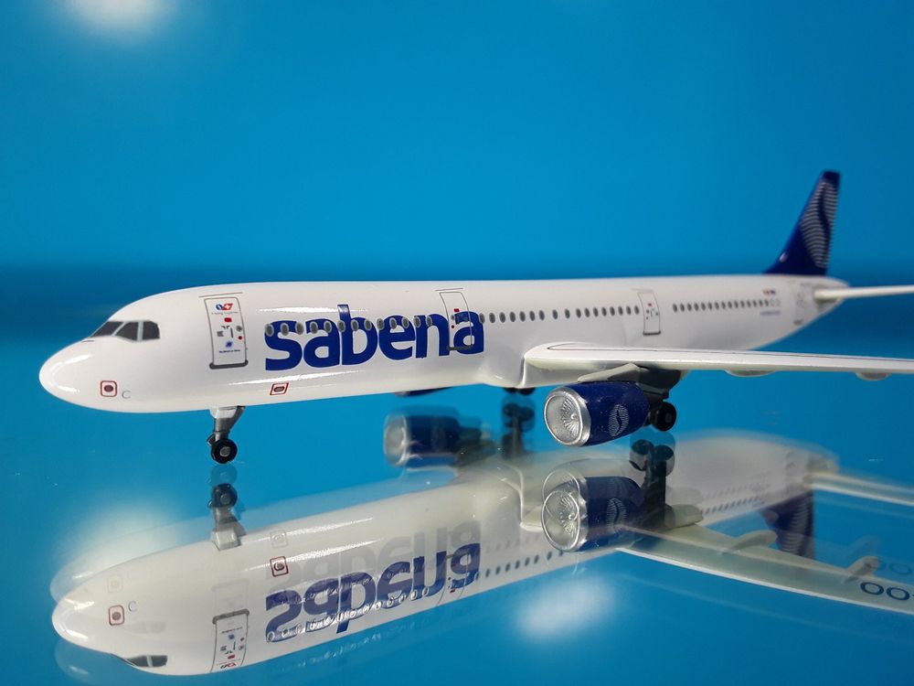 Airbus A321 -211 __ Sabena " Blue Belly " OO-SUC __ 1:400 (Gebraucht ...